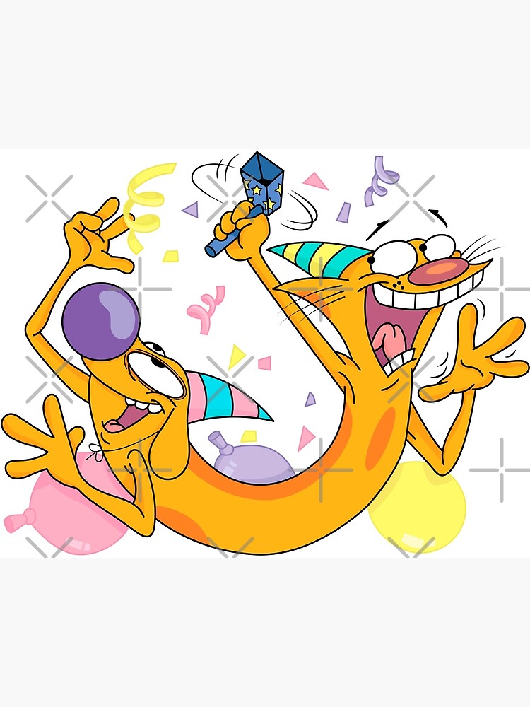 Póster con la obra «CatDog Birthday» de artxlife | Redbubble