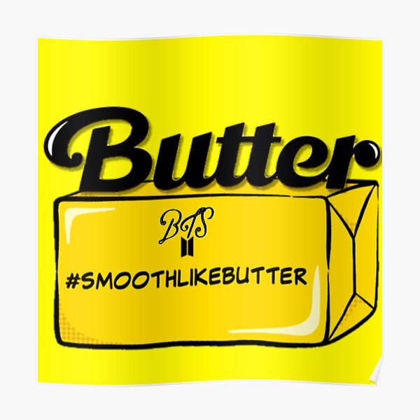 "BTS - Smooth Like Butter" Poster for Sale by NadyaEsthetic | Redbubble