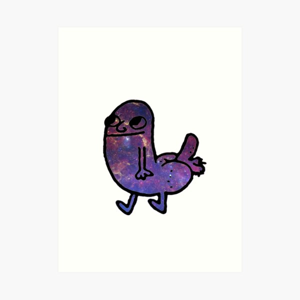 "galaxy dickbutt" Art Print by MythsInc | Redbubble