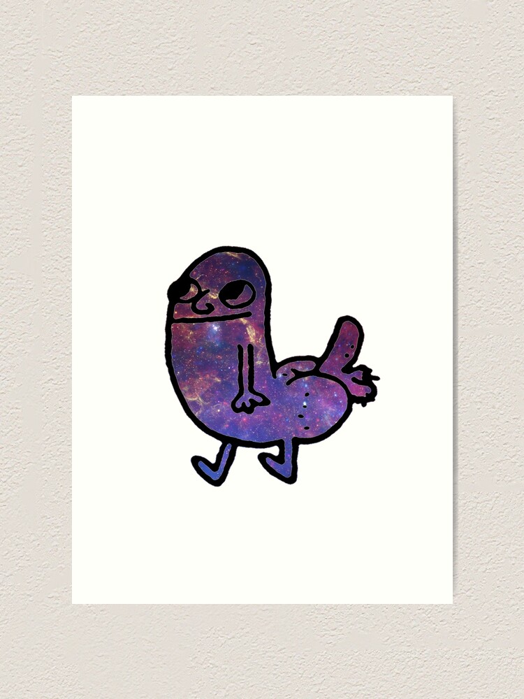 "galaxy dickbutt" Art Print by MythsInc | Redbubble