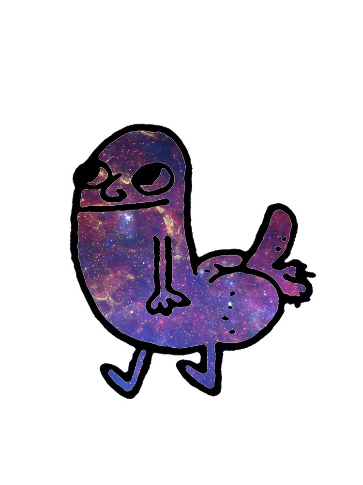 "galaxy dickbutt" Art Print by MythsInc | Redbubble
