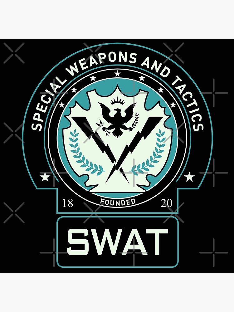 "GCPD swat" Poster by LuksTEESred | Redbubble