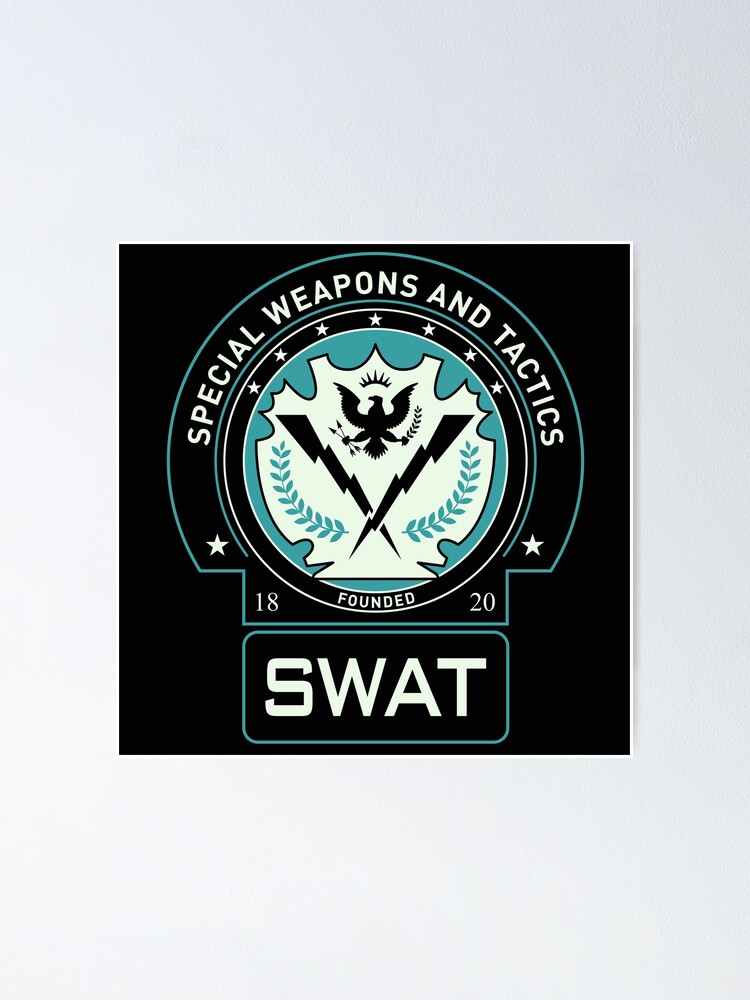 "GCPD swat" Poster by LuksTEESred | Redbubble