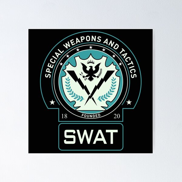 "GCPD swat" Poster by LuksTEESred | Redbubble