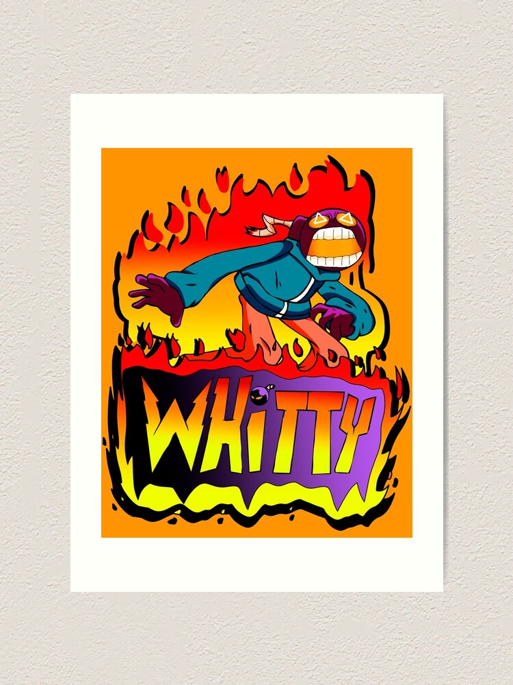 "FNF Whitty mod character graffiti" Art Print for Sale by AbrekArt ...