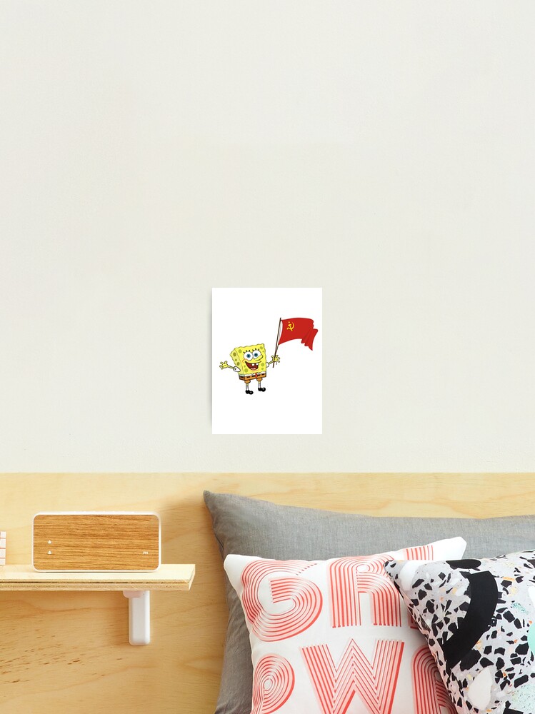 "spongebob the communist " Photographic Print for Sale by marjotalens ...