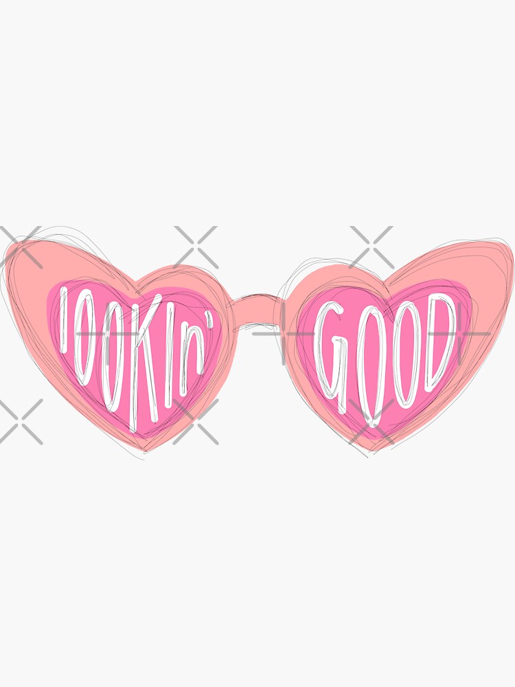 "Hey Good Lookin’" Sticker for Sale by bybritney | Redbubble