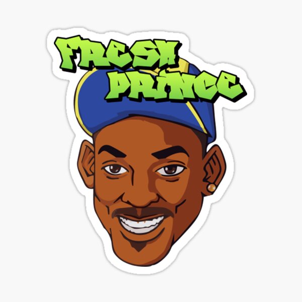 "Fresh Prince" Sticker by ItsAJCarmelaCra | Redbubble