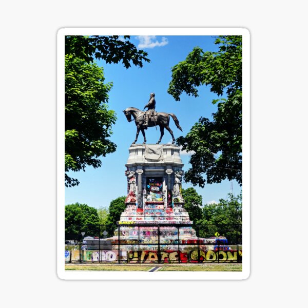 "Robert E. Lee Statue" Sticker by FrankieCat | Redbubble