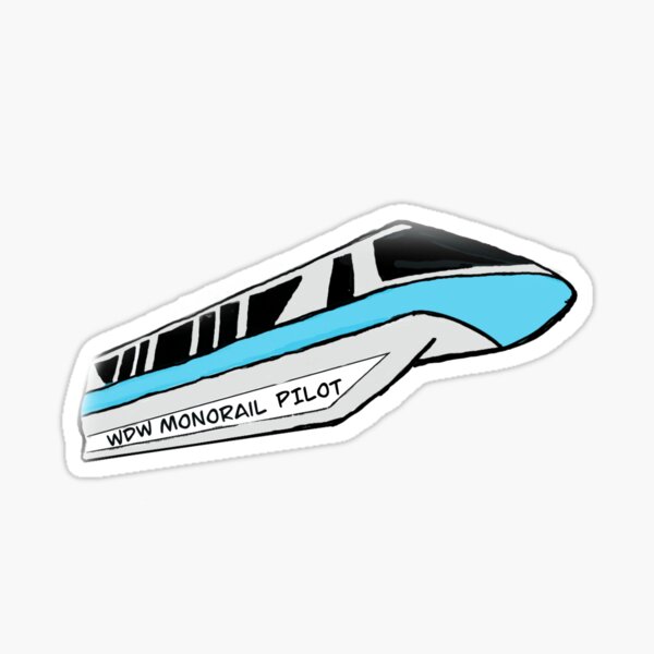 "Monorail" Sticker for Sale by Ktperc | Redbubble