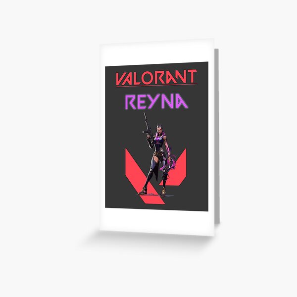 Valorant Agent Reyna Greeting Cards | Redbubble