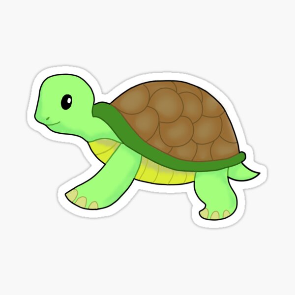 "Turtle Drawing (Black)" Sticker for Sale by Cynthia-AP | Redbubble