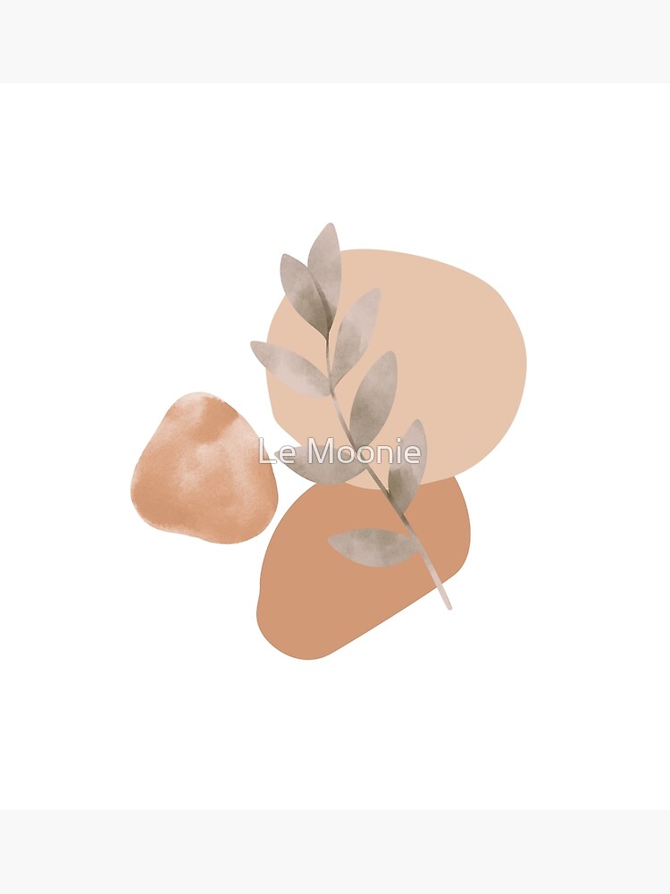 "Eucalyptus Neutral Bohemian Abstract Australian Native Plant" Poster ...