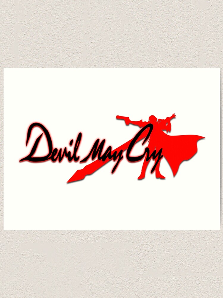"devil may cry logo" Art Print for Sale by cremadesign | Redbubble