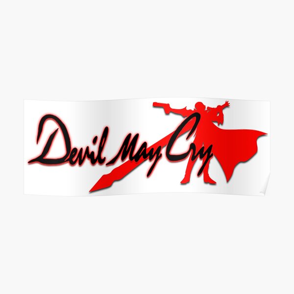 "devil may cry logo" Poster for Sale by cremadesign | Redbubble