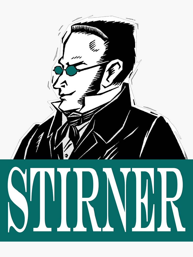"Max Stirner" Sticker for Sale by Ichneumon-art | Redbubble