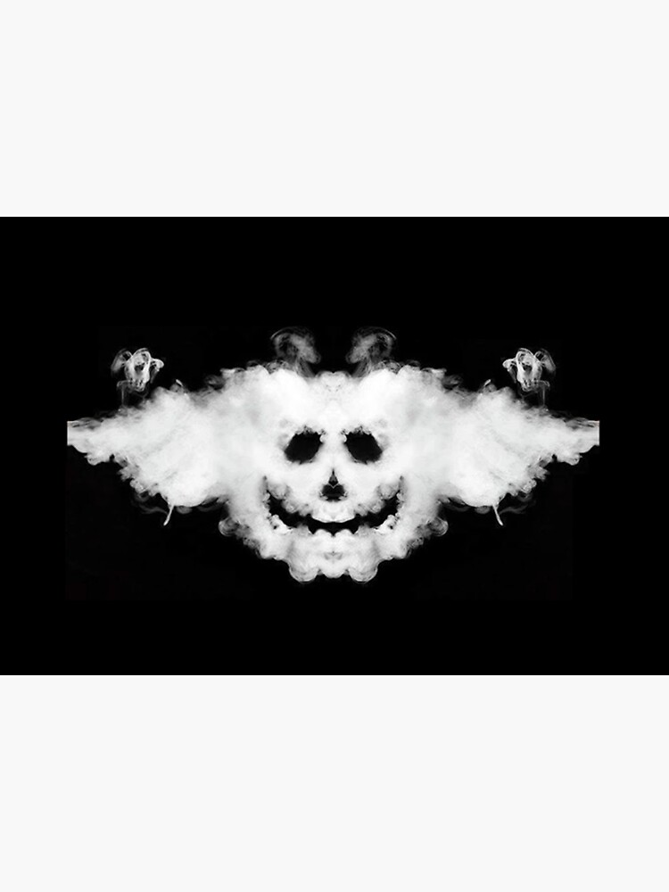 "Spooky Smoky Scary Vape Ghost Face" Sticker for Sale by MAK-PAK ...