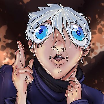 "Bug Eyed Gojo" Pillow for Sale by mhjh101 | Redbubble