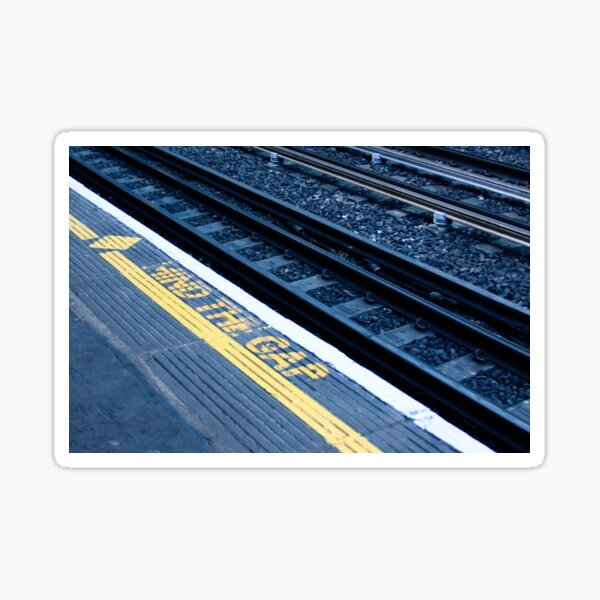 Mind The Gap Stickers | Redbubble
