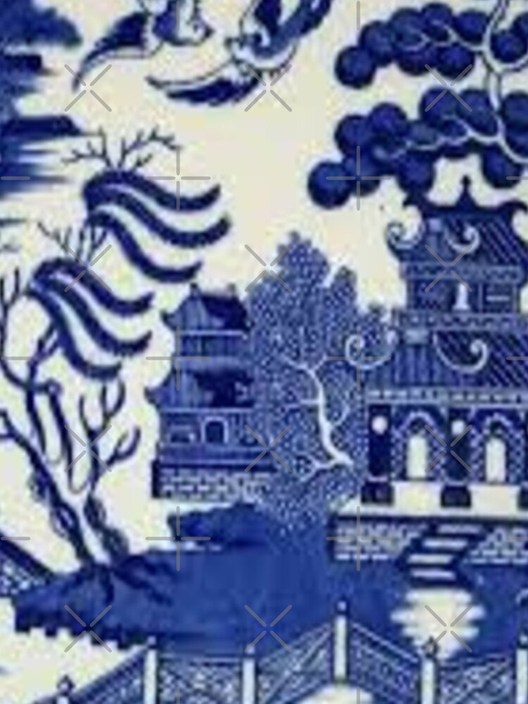 "blue willow pattern" iPhone Case for Sale by nigejohn | Redbubble