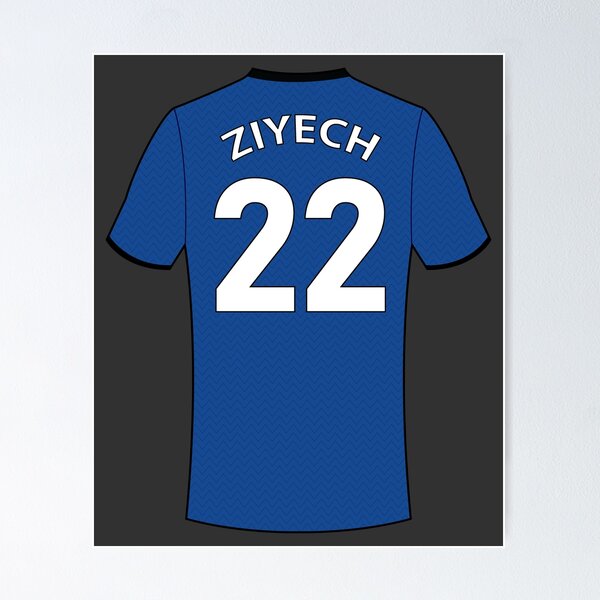"Hakim Ziyech football jersey with number" Poster for Sale by ...