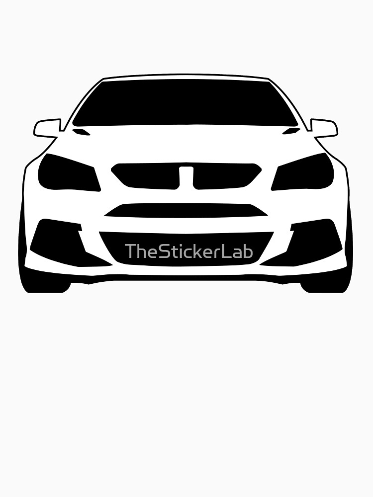 " HSV VF GTS Clubsport Front View Design | Tee Shirt / Sticker for ...