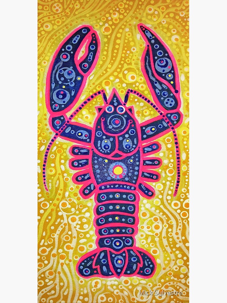 "Neon Lobster" Poster for Sale by MickSylvestre | Redbubble