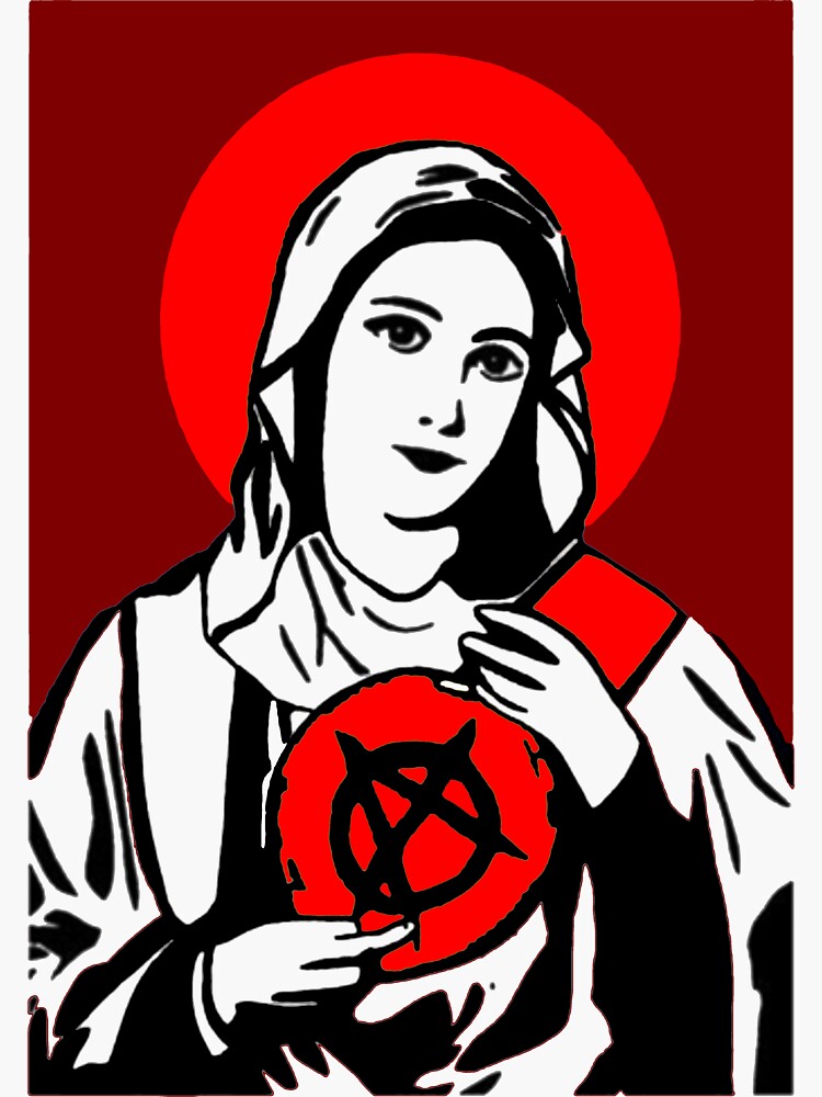 "Mother Anarchy " Sticker for Sale by Ichneumon-art | Redbubble