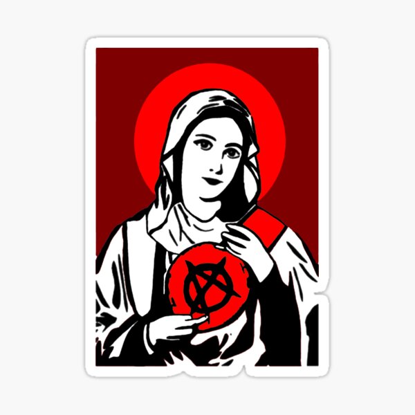 "Mother Anarchy " Sticker for Sale by Ichneumon-art | Redbubble