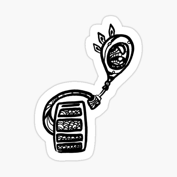 "Lampy The Robot Mandala | Zentangle" Sticker for Sale by Alel | Redbubble