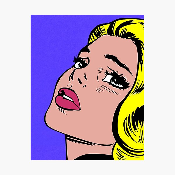 "blonde girl/ Pop Art Woman Vintage / Comic Girl / pop art woman ...
