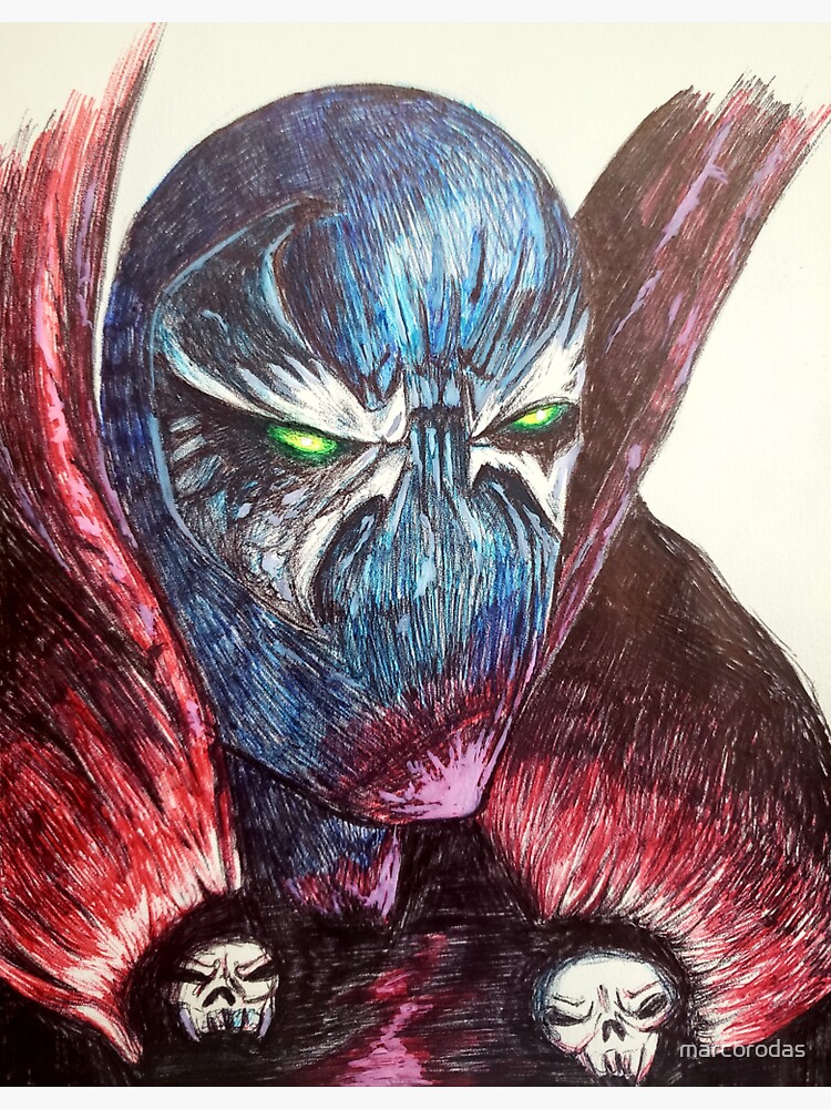 "Spawn" Sticker for Sale by marcorodas | Redbubble