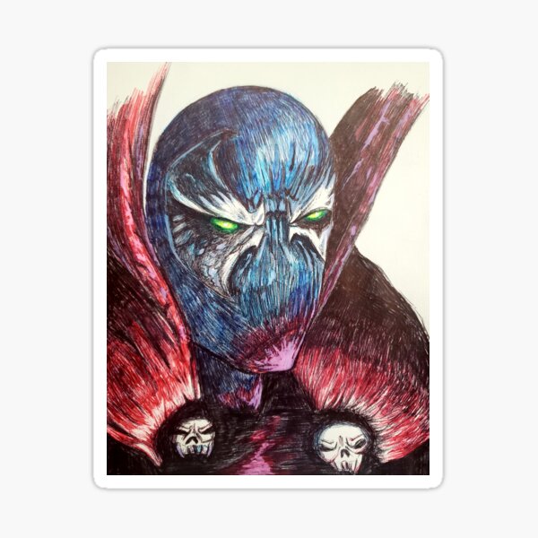 "Spawn" Sticker for Sale by marcorodas | Redbubble