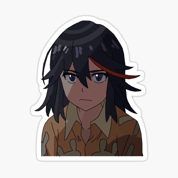 "KillLaKill Ryuko Matoi in PJs" Sticker for Sale by emilykingsley1 ...