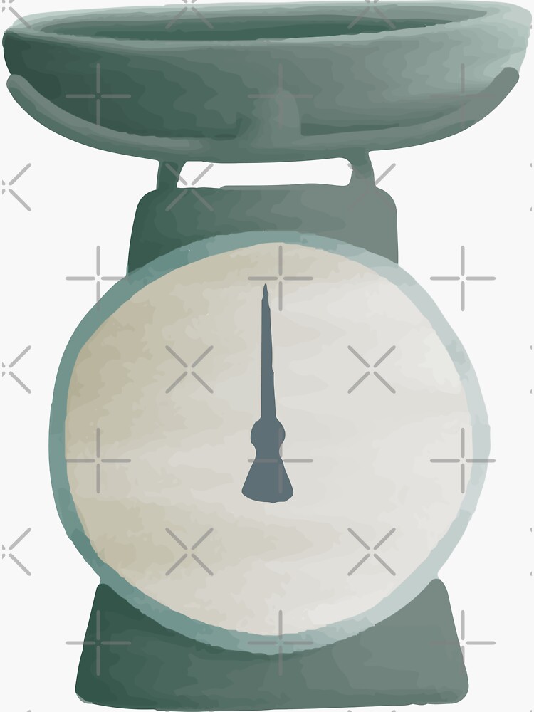 "Hand-drawn Scale 12" Sticker by marettamaa | Redbubble