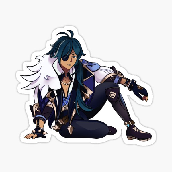 "Kaeya Genshin Impact" Sticker for Sale by WeeWares | Redbubble
