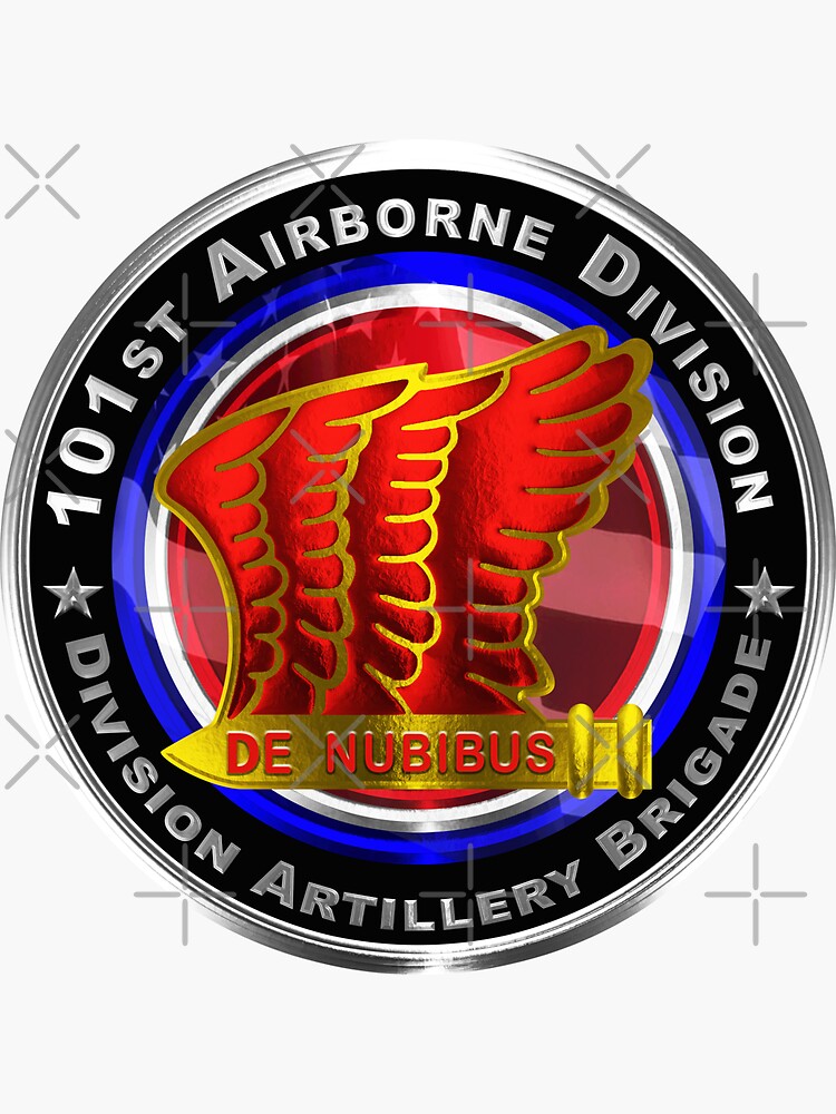 "101st Airborne Division Artillery Brigade " Sticker for Sale by ...
