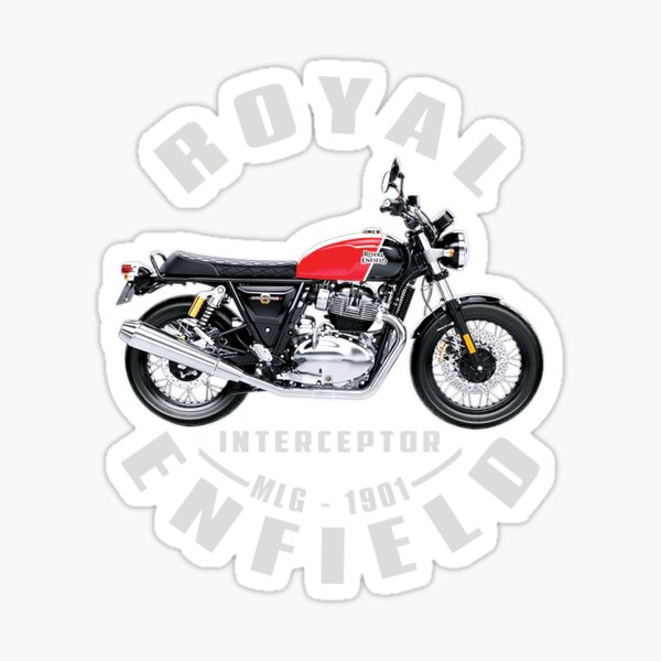 "Royal Enfield INTERCEPTOR" Sticker by Ramkumar9962 | Redbubble
