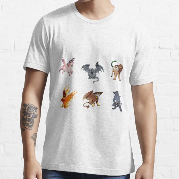 "mythical creatures!" T-shirt for Sale by chaoticcaprisun | Redbubble ...