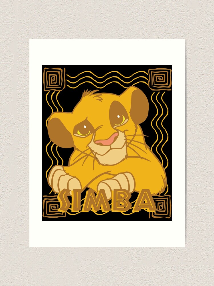 "Simba Cub - The Lion King" Art Print for Sale by AmandaAmelindaa ...