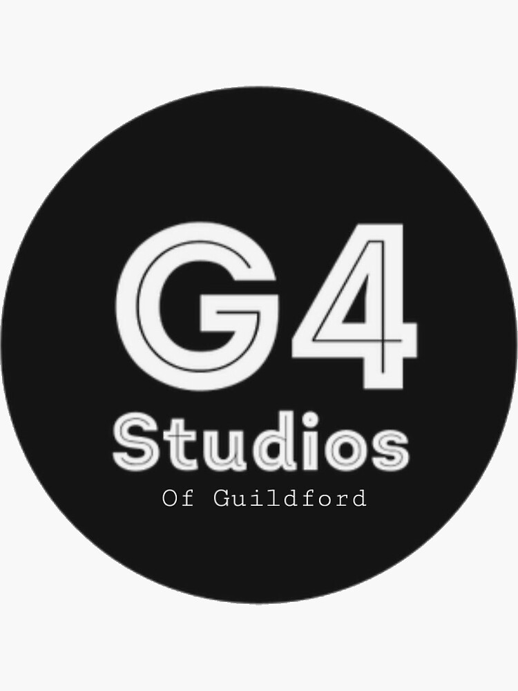 "G4 Studios Logo" Sticker for Sale by shadowwoodshop1 | Redbubble