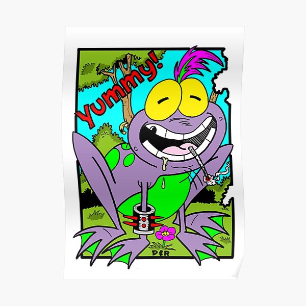 "STITCH THE FROG WHAT'S FOR DINNER FROM THE ADVENTURES OF WACKO RABBIT ...