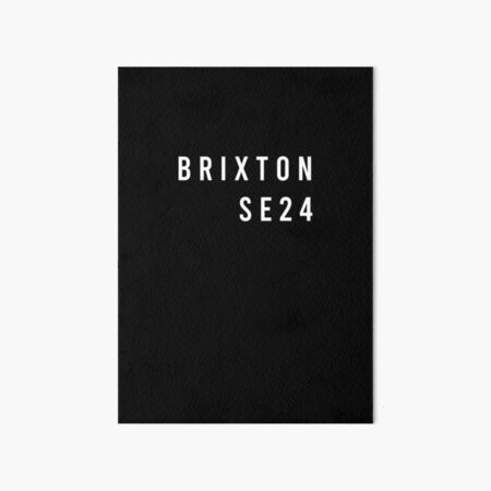 "Brixton SE24" Art Board Print for Sale by FunkyTowns | Redbubble