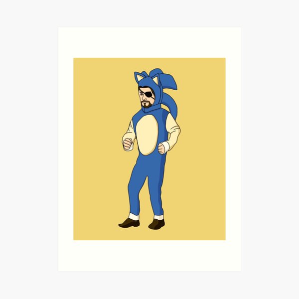 "Sonic Majima (Yakuza)" Art Print for Sale by jaebirds | Redbubble
