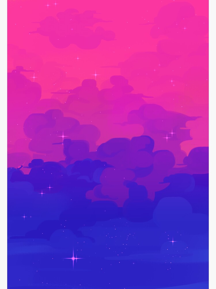 "Bi Pride Sky 2021" Sticker for Sale by lielking | Redbubble
