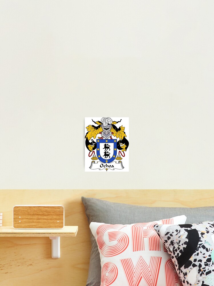"Ochoa Coat of Arms/ Ochoa Family Crest" Photographic Print for Sale by ...
