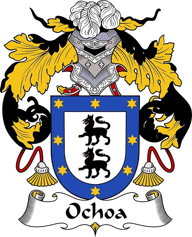 "Ochoa Coat of Arms/ Ochoa Family Crest" by William Martin | Redbubble