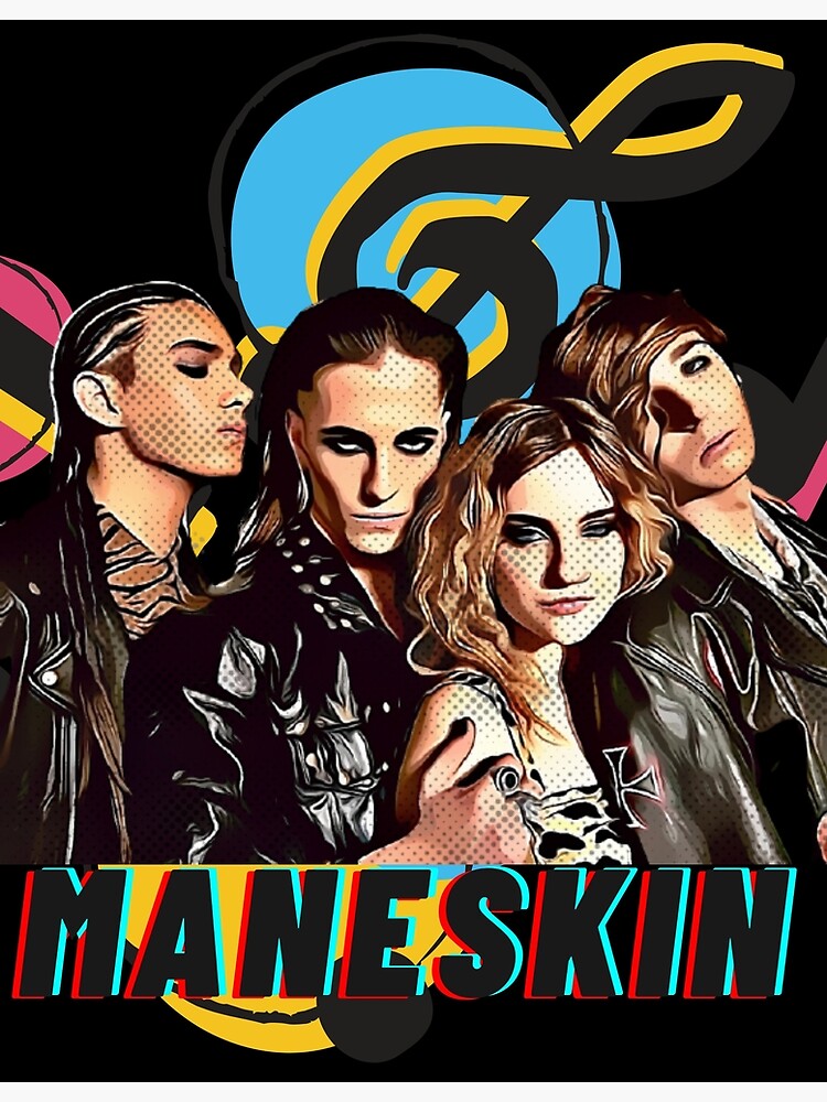 "Maneskin || damiano david || Italia Music Band" Art Print by ...