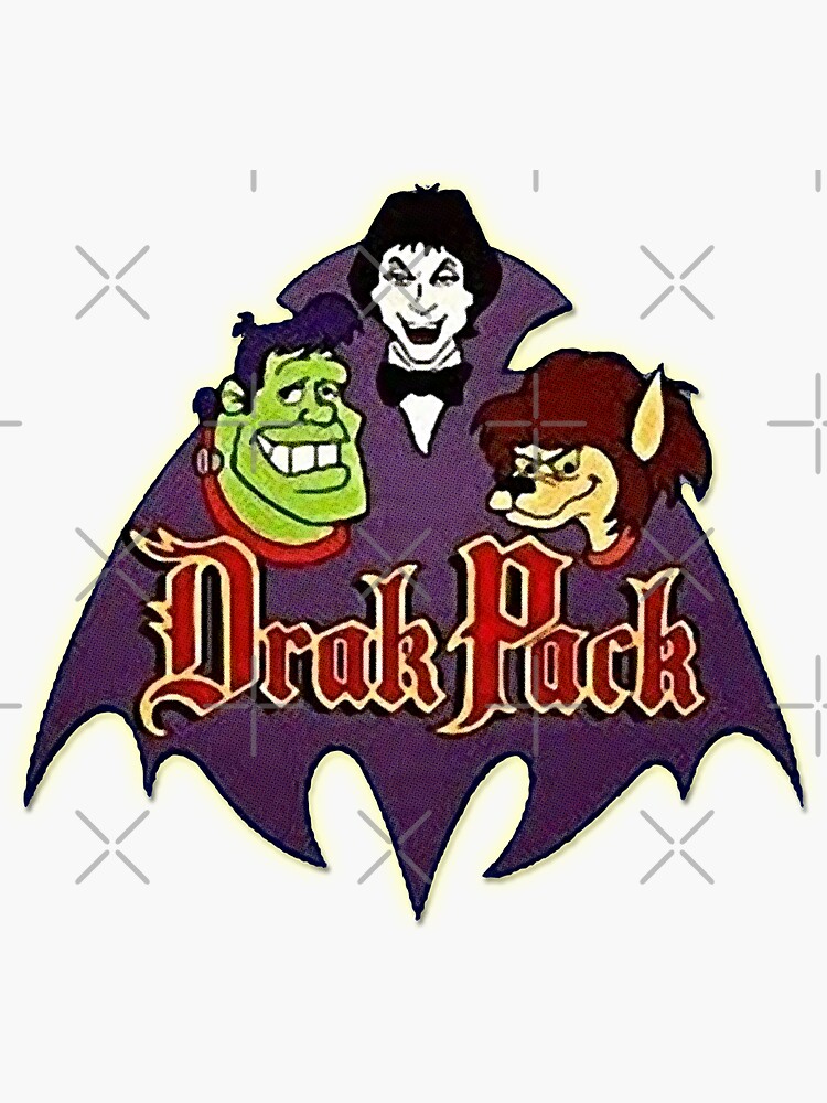 "Drak Pack 1970s Retro Throwback Tribute" Sticker for Sale by 90snerd ...