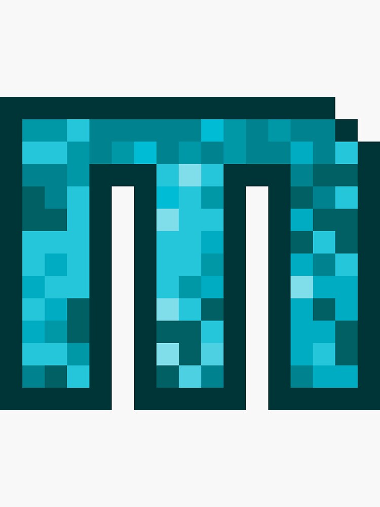 "Letter M, Monogram Letter Art of Cyan Blue Retro Pixel Pattern ...